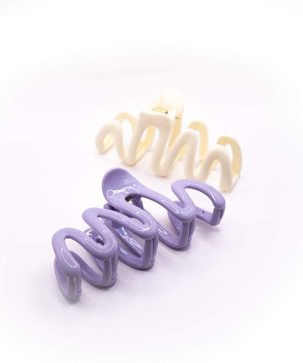 Sweet Wavy Claw Hair Clip – Miruku Store